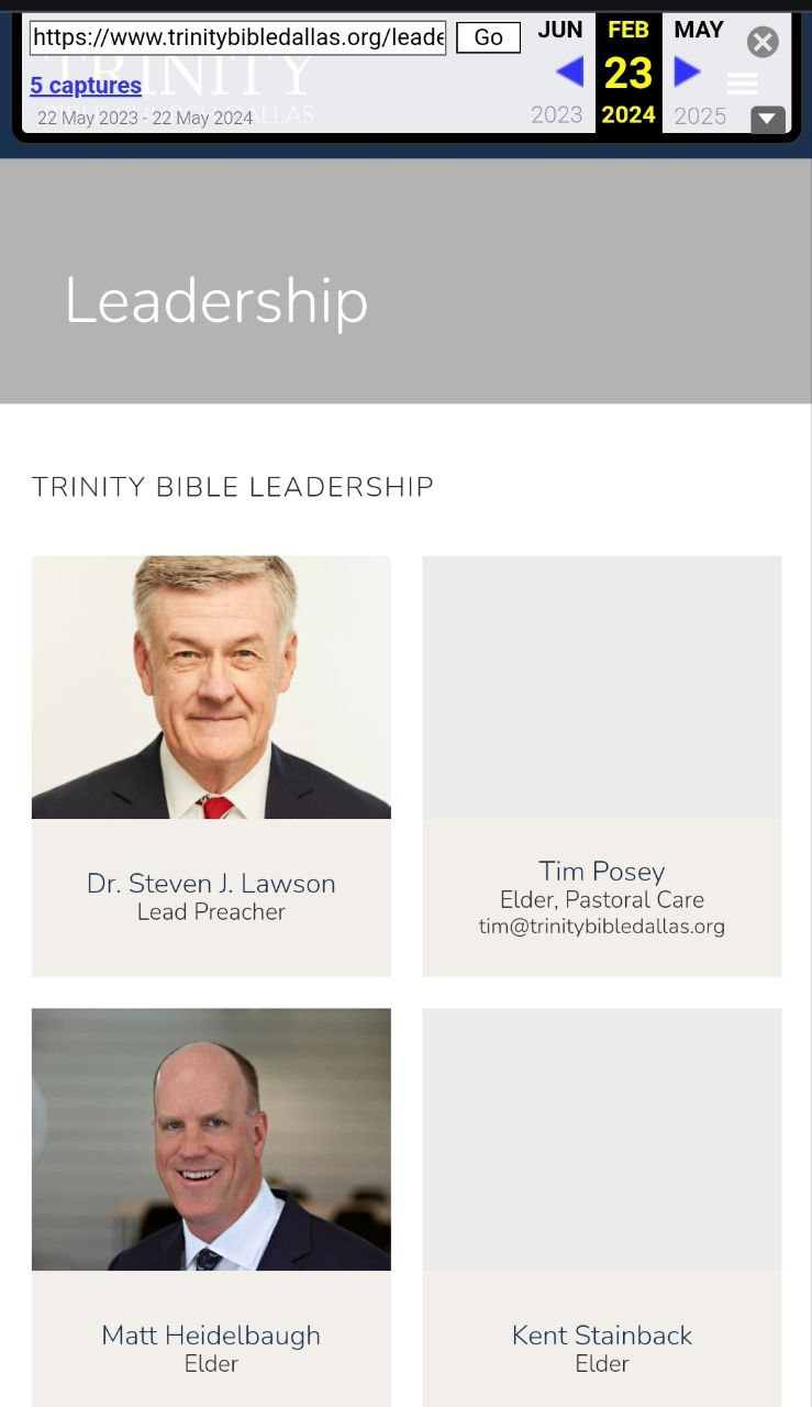 Breaking: Steve Lawson Removed from Pastoral Ministry Due to ...