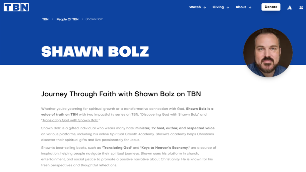 'Prophet' Shawn Bolz 'Canceled' By Charismatics For 'Strangled Wife' Prophecy+ Removed From TBN ...
