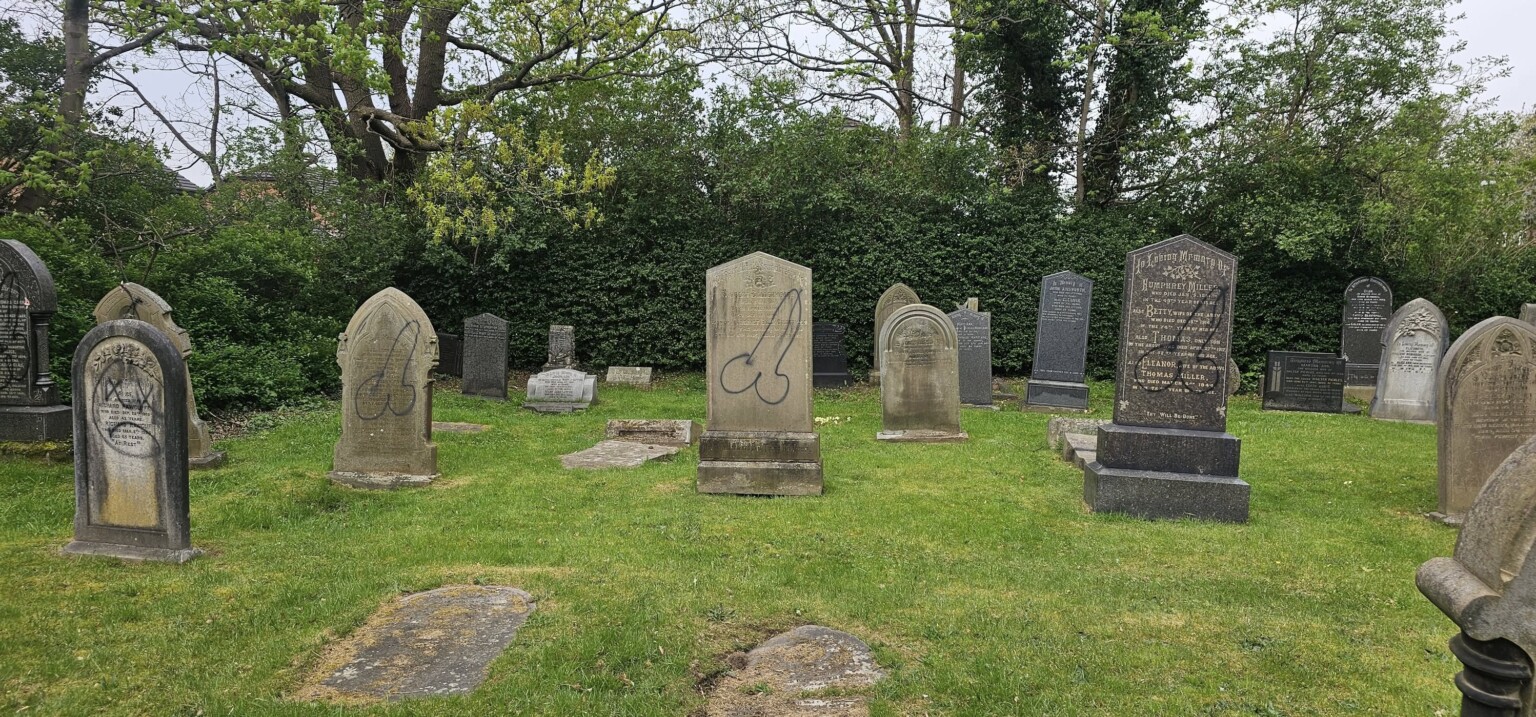 Vandals Desecrate Church, 40 Gravestones With Foul Language and Phallic ...