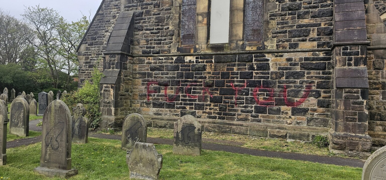Vandals Desecrate Church, 40 Gravestones With Foul Language and Phallic ...