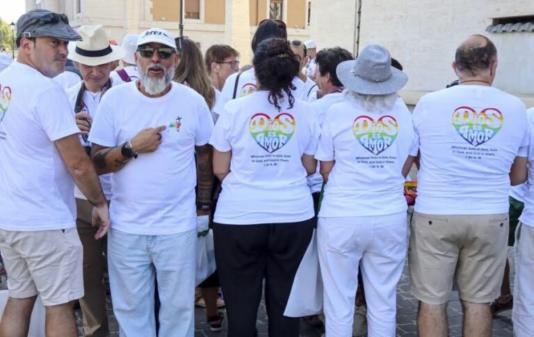 LGBTQ Cross Carried Into St. Peter's Basilica, Pope Leo Urges Bishops ...
