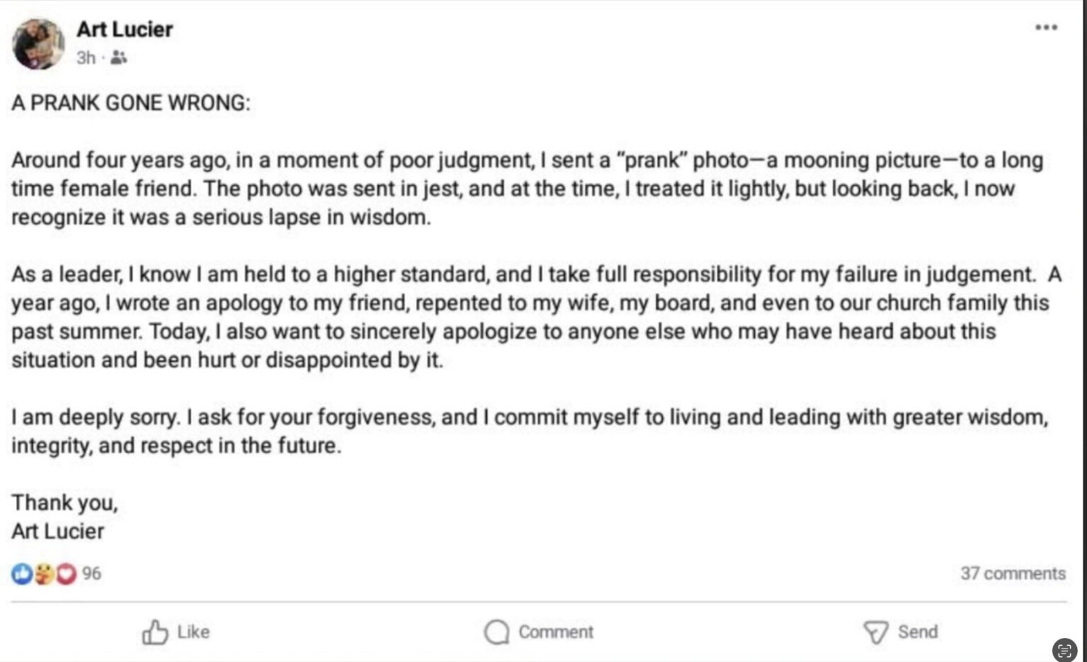 Canadian Prophet Apologizes For Mooning Woman in 'A prank gone wrong ...