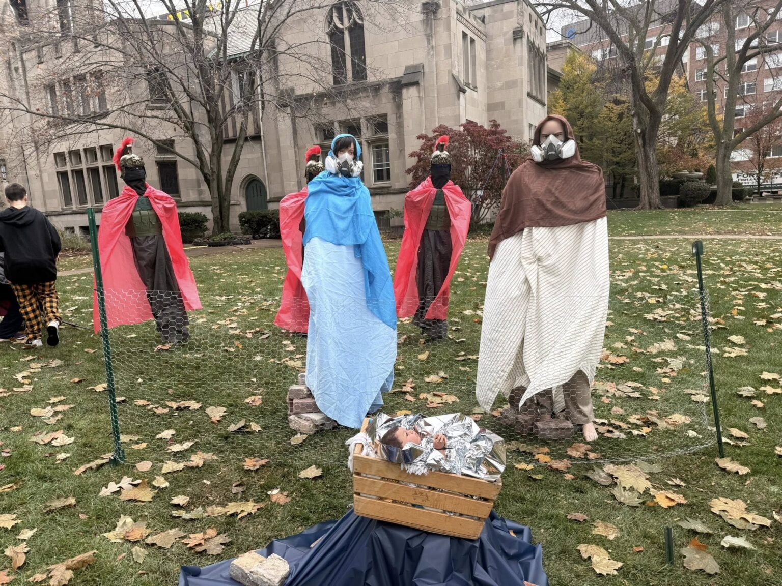 Church Nativity Scene Features Zip-Tied Baby Jesus, Roman Soldiers as ...