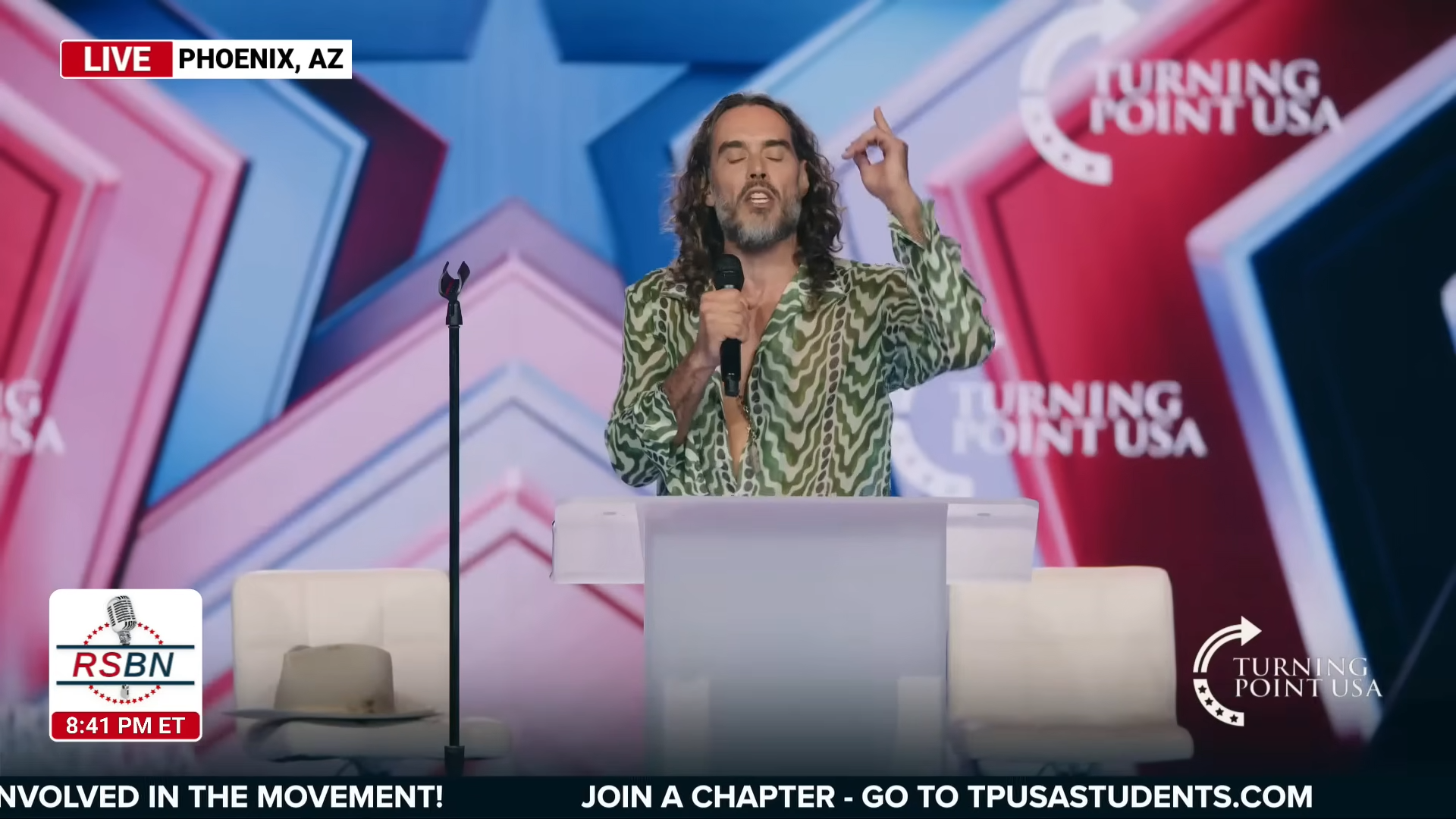 Russell Brand Opens Up AmFest with Prayer: 'Thank you for your Son ...